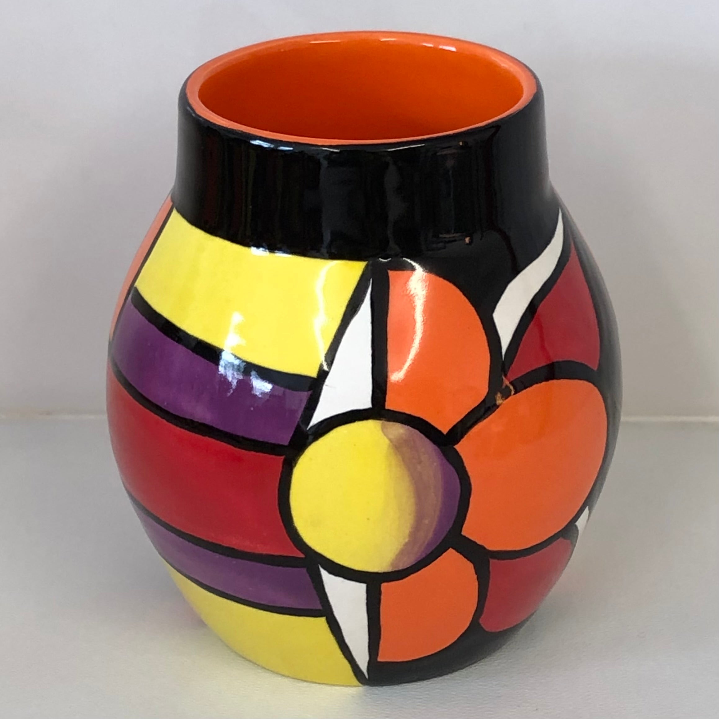 Geo Flower Vase Four (slight fault) – Lorna Bailey Ceramics